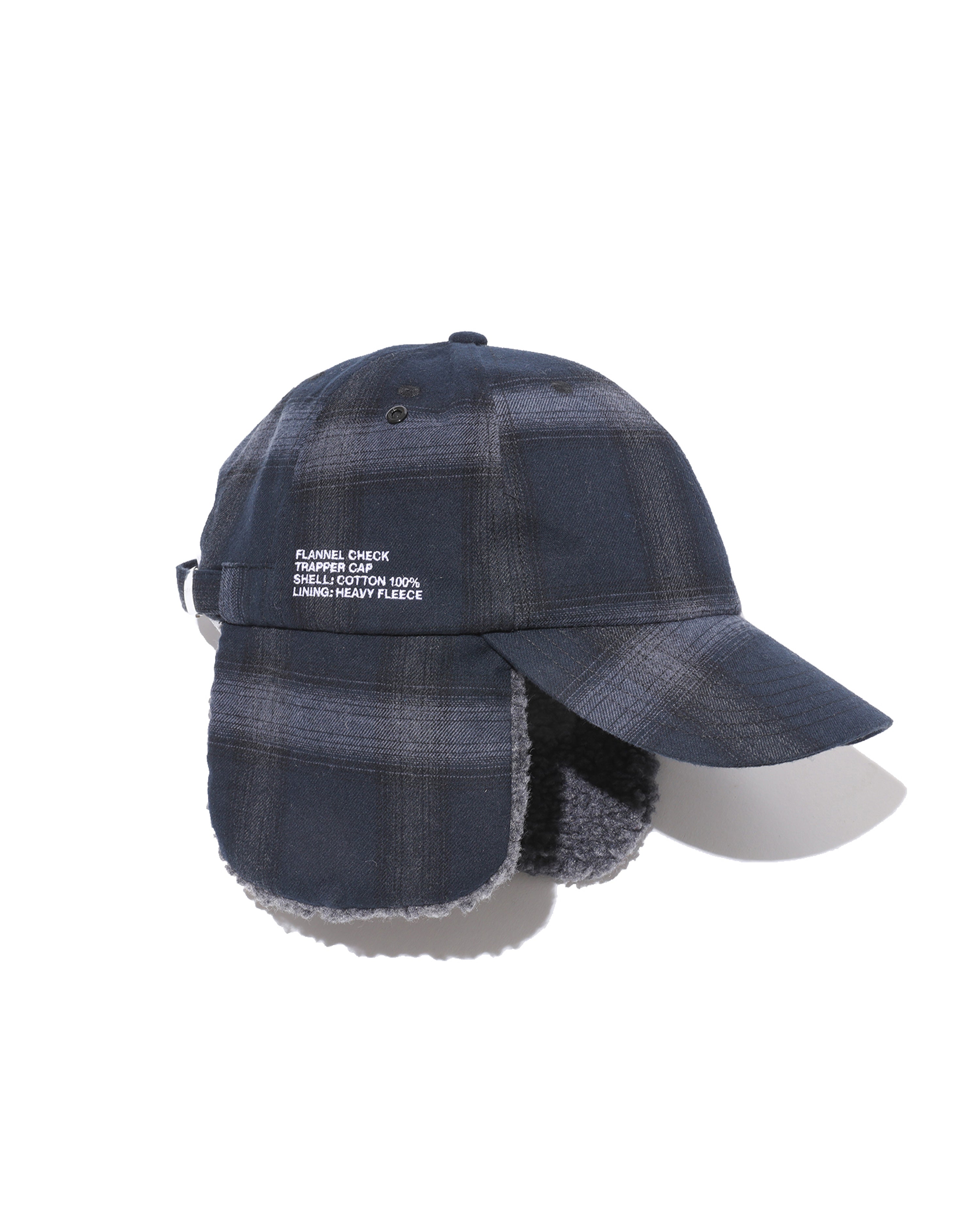 FLANNEL CHECK TRAPPER CAP – FreshService® official site
